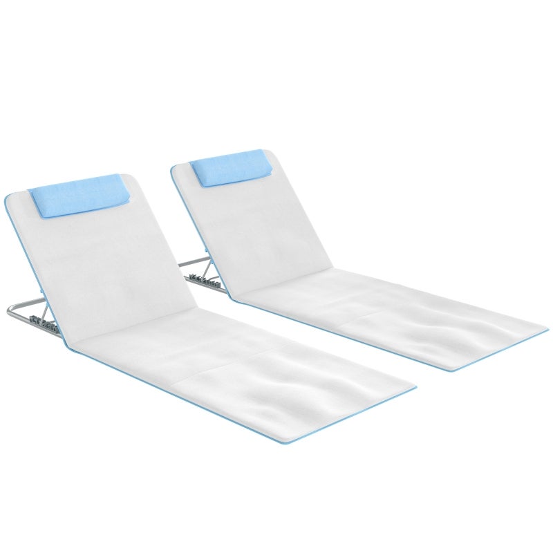 Silla de playa, 48 cm x 134 cm x 33-43 cm, beige | Leroy Merlin
