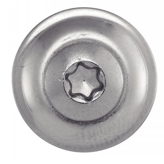 Vis à bois tête fraisée bombée six lobes - Avec rondelle EPDM Ø20 ...