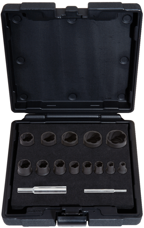 KSTOOLS - Module douilles à chocs type spirale 1/4" et 1/2", 15 pcs - 913.1460 | Leroy Merlin