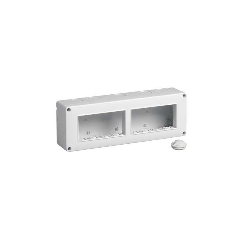 14837 Caja Ip40 8m 4x2 Horizontal Plana | Leroy Merlin