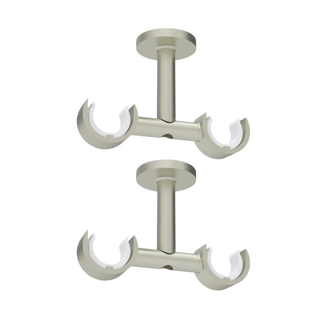 Support double tringle à rideau au meilleur prix | Leroy Merlin