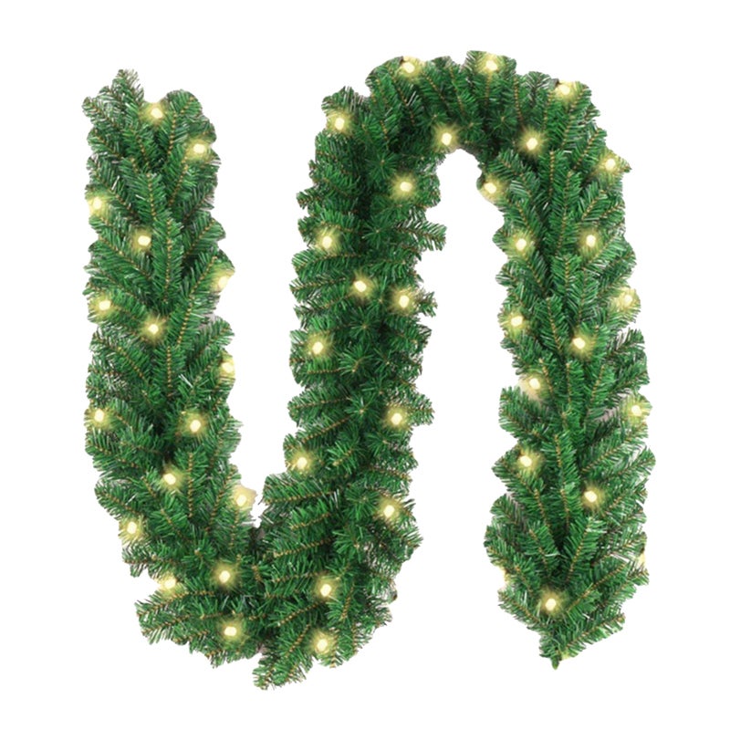 Noël Garland LED String Lights 8.86ft 30 LEDs Blanc Chaud Light Plastic ...