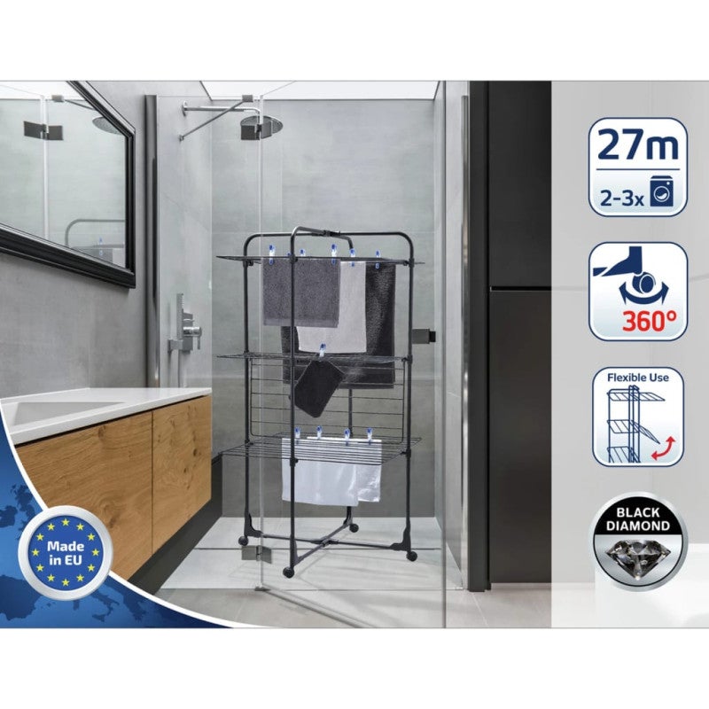 Leifheit Tendedero vertical Classic Tower 270 negro | Leroy Merlin