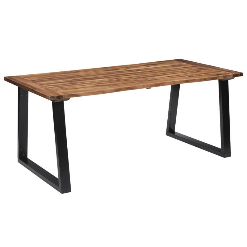Table à manger Bois d acacia massif 180x90 cm | Leroy Merlin