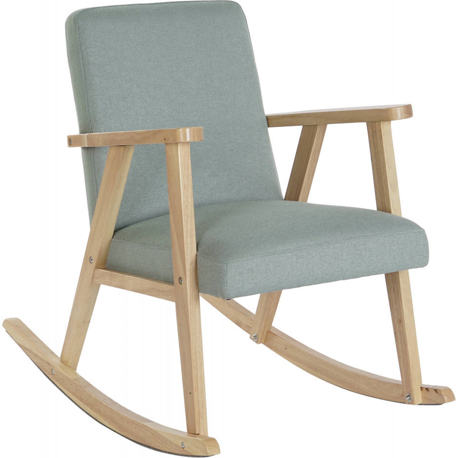 Rocking chair bleu ciel relaxation et confort 81 x 58 x 90 cm Bleu ciel ...