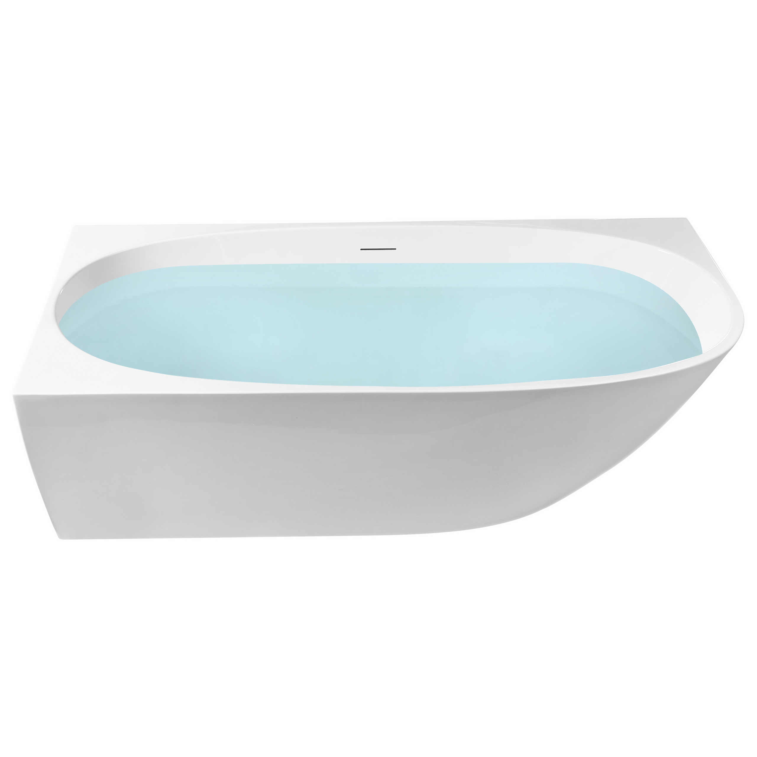 Bañera esquinera PARNAIBA Derecha 170 x 80 cm Blanco | Leroy Merlin