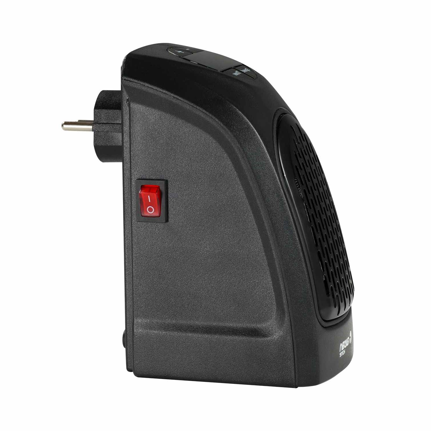 Mini Calefactor de Enchufe a Pared 400W Negro Raydan Home | Leroy Merlin