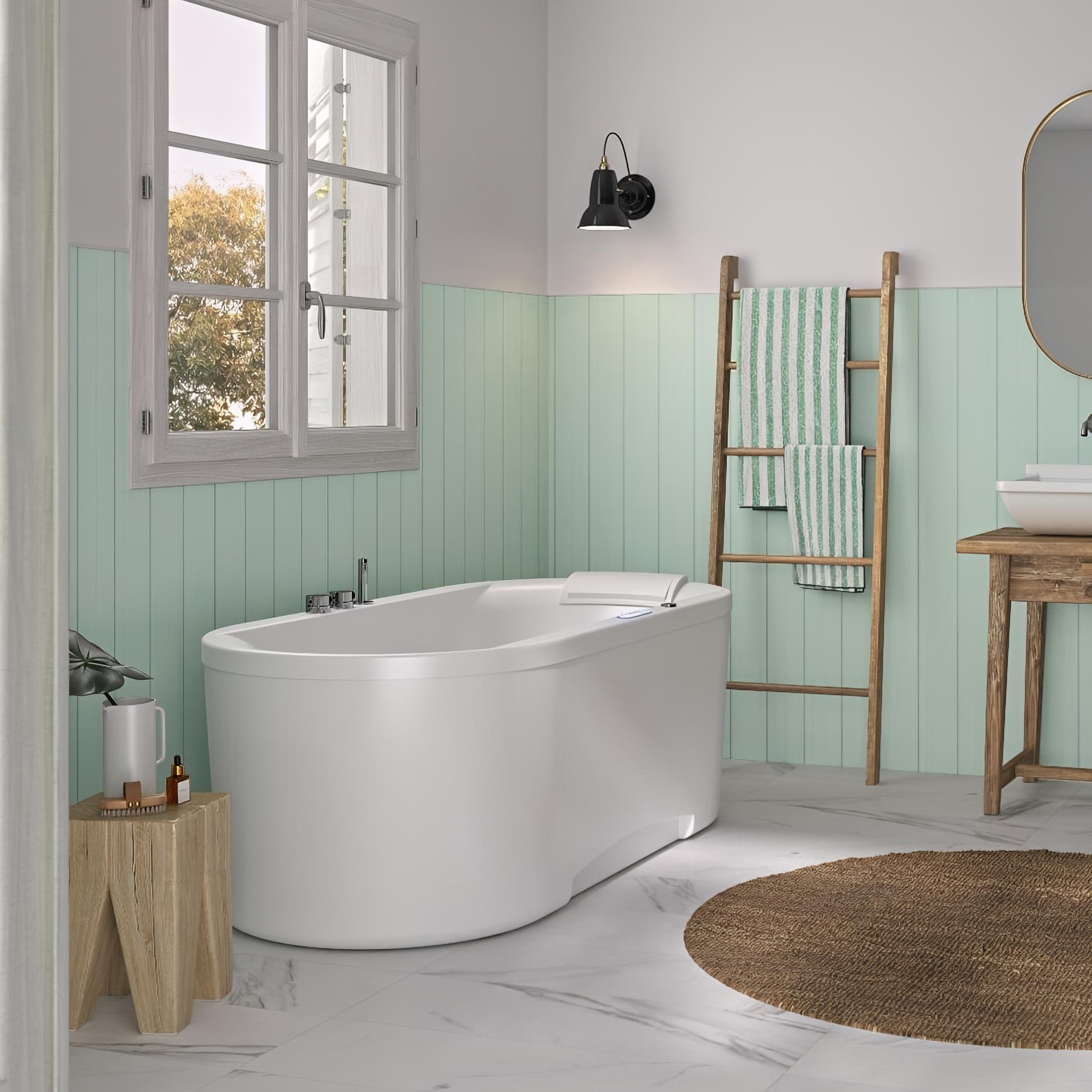 Panneau mural salle de bain hydrofuge à coller KINEDO KINEWALL DESIGN ...