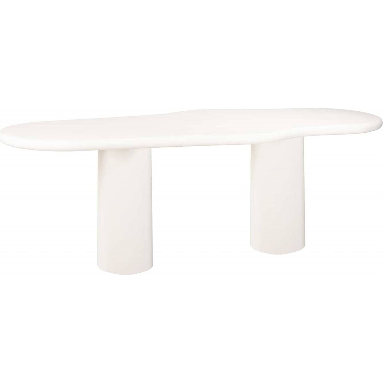 Table à manger élégante Bloomstone 260 260 x 110 x 76 cm Blanc ivoire ...