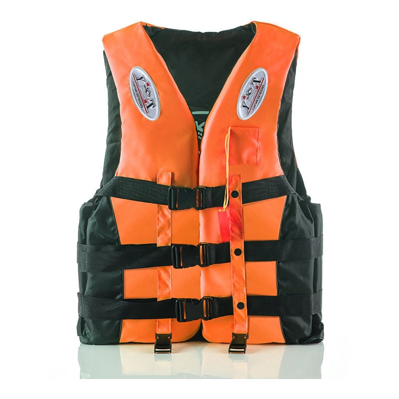 (L) profesional de alta flotabilidad naranja para pesca, snorkel ...
