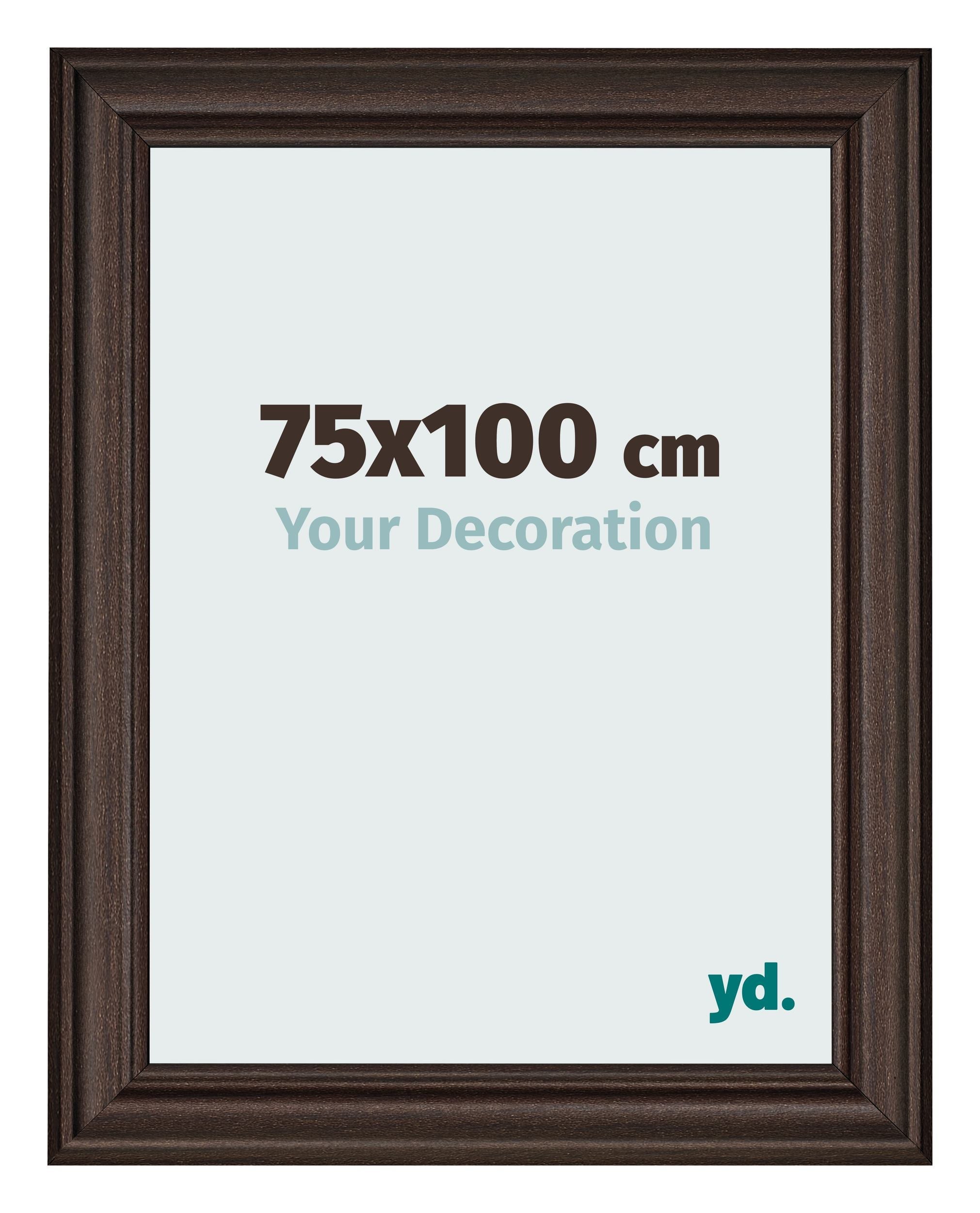 Yd. Cadre photo 75x100 cm - Chene Fonce - MDF - Lazio | Leroy Merlin