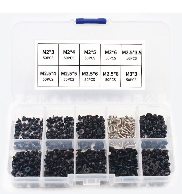 Kit de tri de vis métalliques pour ordinateur portable M2, M2.5 et M3 ...