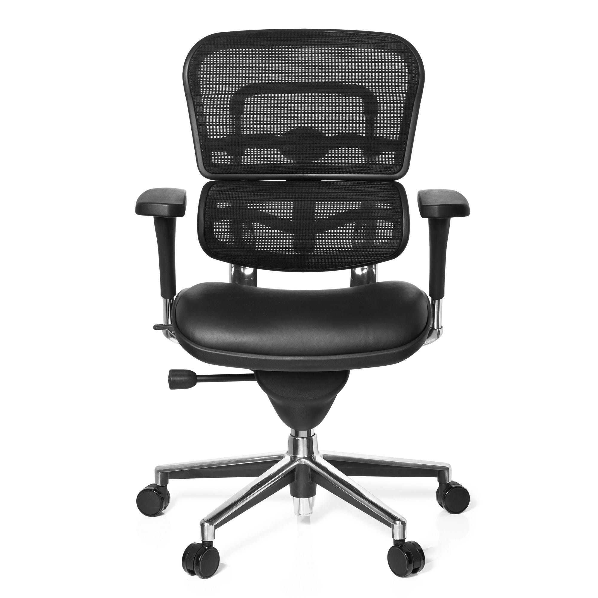 Siège de bureau / Fauteuil de direction ERGOHUMAN tissu maille noir hjh ... Siège de bureau / Fauteuil de direction ERGOHUMAN tissu maille noir hjh ...