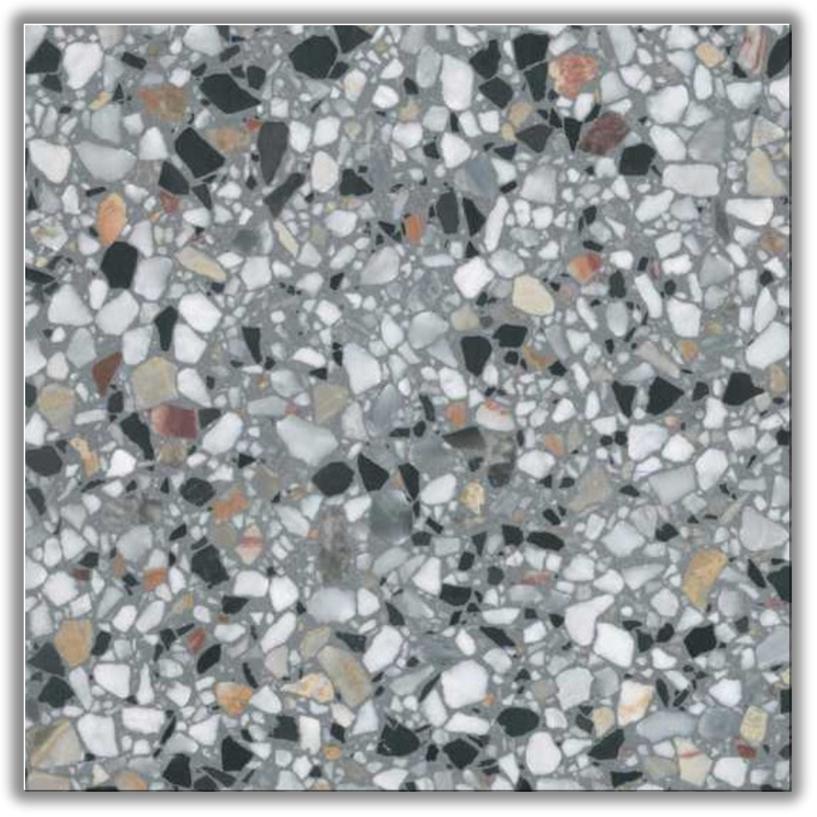 Véritable Carreau Terrazzo MODENA 40x40cm boîte de 0.96m2 AdouciGioia ...