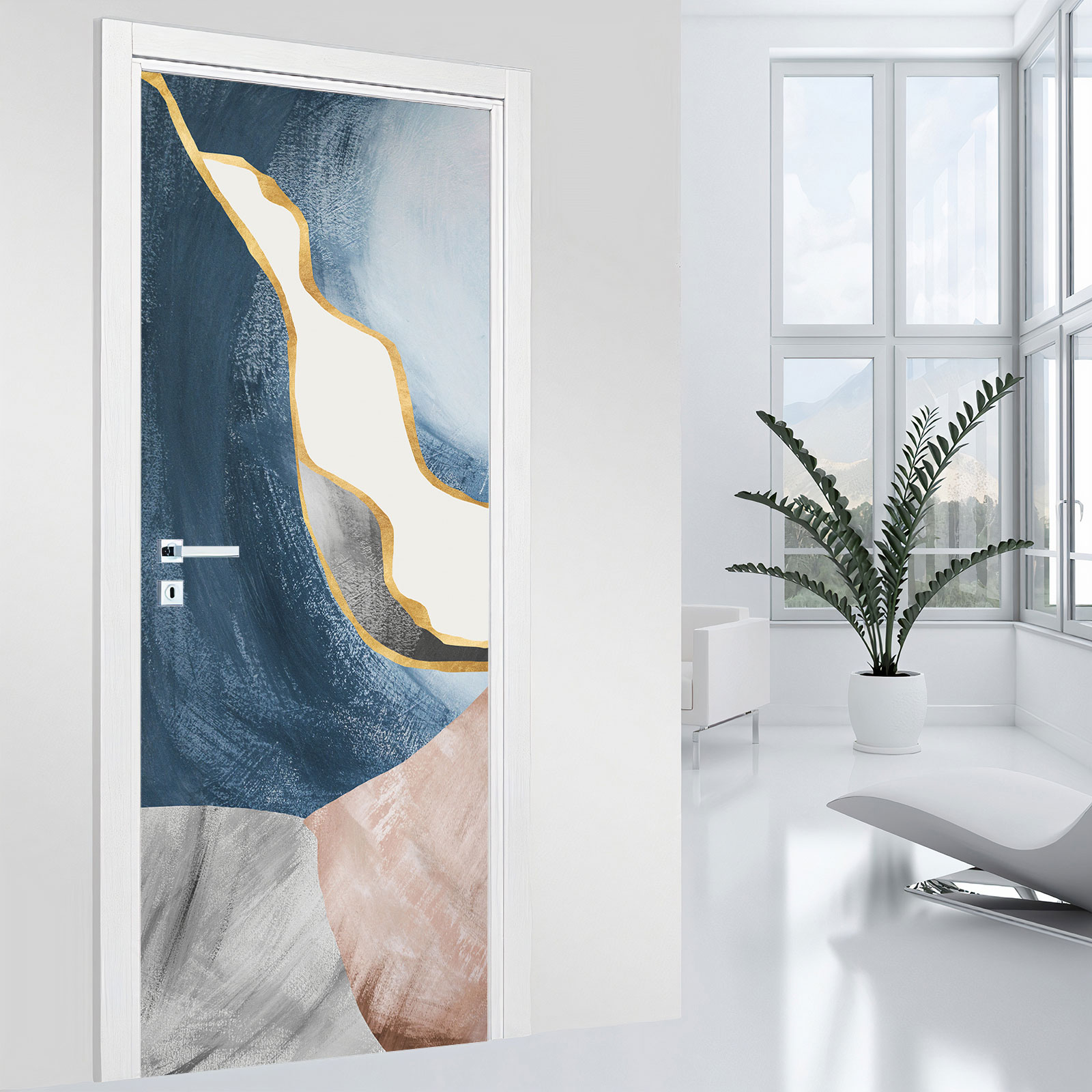 Stickers pour porte - Design 3617689767178 - Adhésif + Protection MATE ...