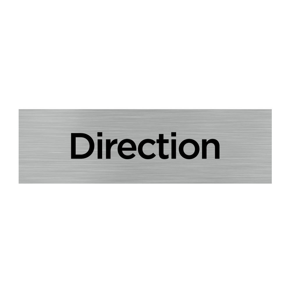 Pictogramme DIRECTION (Q0087) Matière Aluminium | Leroy Merlin