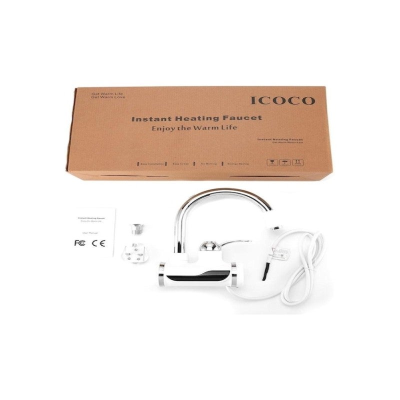 Chauffe-eau électrique instantané sans réservoir pour cuisine, Robinet ...