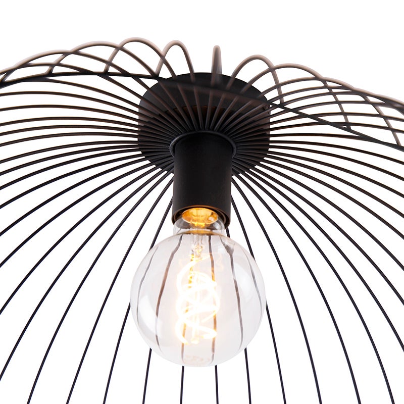 Plafonnier design noir 50 cm - Pua | Leroy Merlin