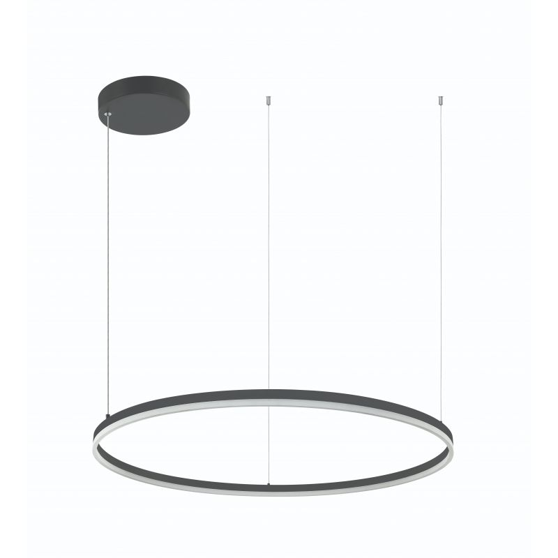 Suspension Luminaire LED D1200 84W Variable Noir Mat ZAMBELIS 20264 ...