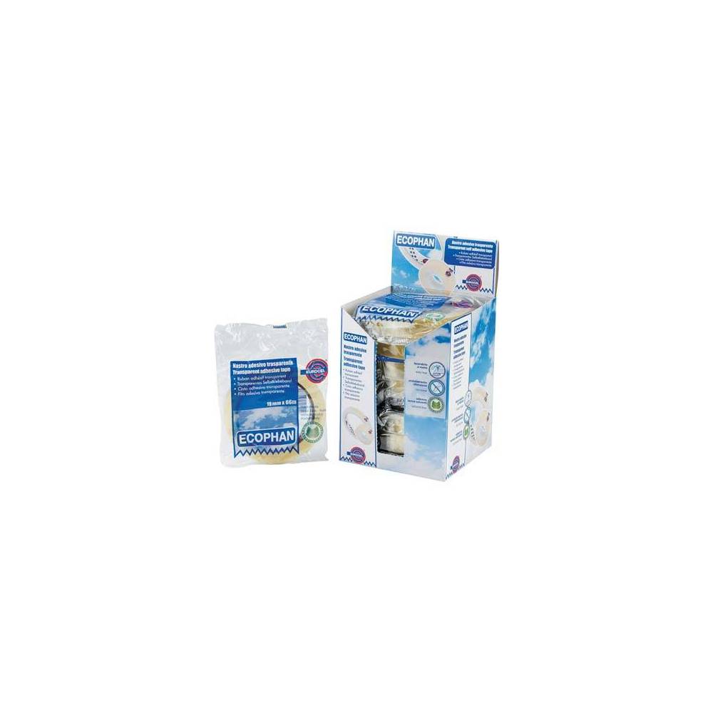 RUBAN ADHÉSIF TRANSPARENT CASA EXPO EUROCEL PPL MM 19 ML 66 CF=PCS 8 ...