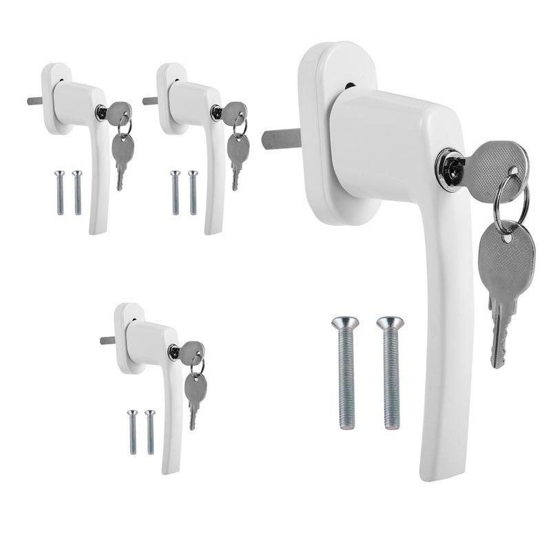 Manilla de ventana con cerradura Pomo de cierre automático Manilla de ...