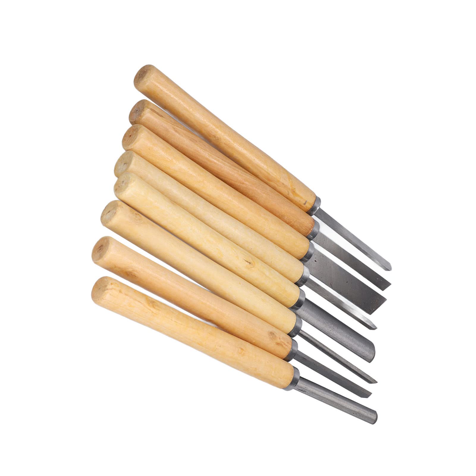 Lot de 8 ciseaux à bois HHS pour tournage, rainurage, outils de séparation, accessoires pour ...
