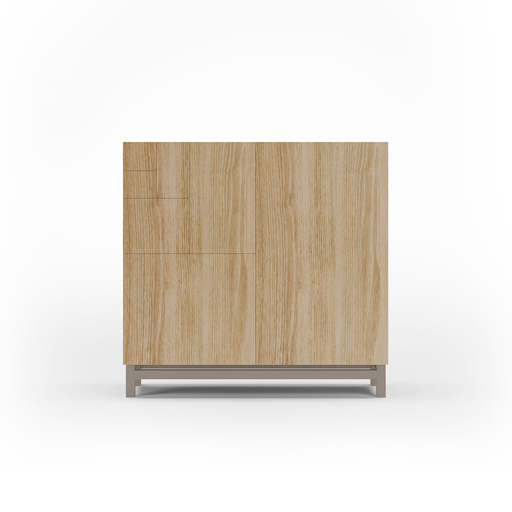 Mueble zapatero en melamina y patas haya, modelo Copenhague, color ...