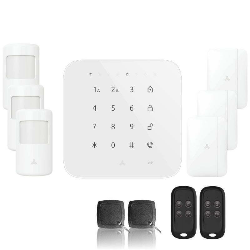 Alarme maison wifi et gsm 4g sans fil connectée casa- kit 3 | Leroy Merlin