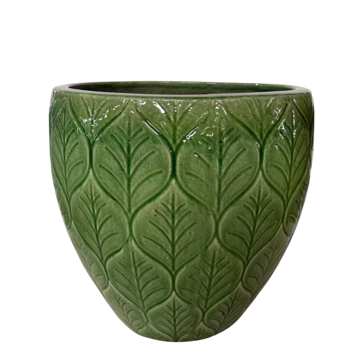 Pot grande taille d'extérieur ARTEMIS 38x38cm vert pomme, fait main en ...