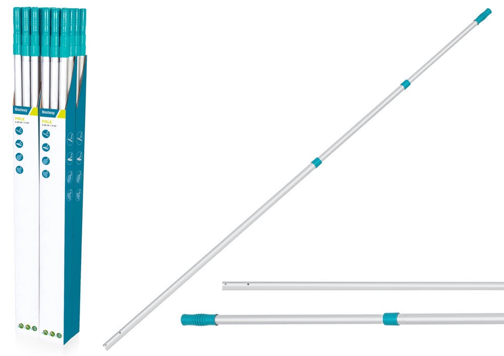 Bâton télescopique pliable pour le nettoyage de la piscine Bestway ...