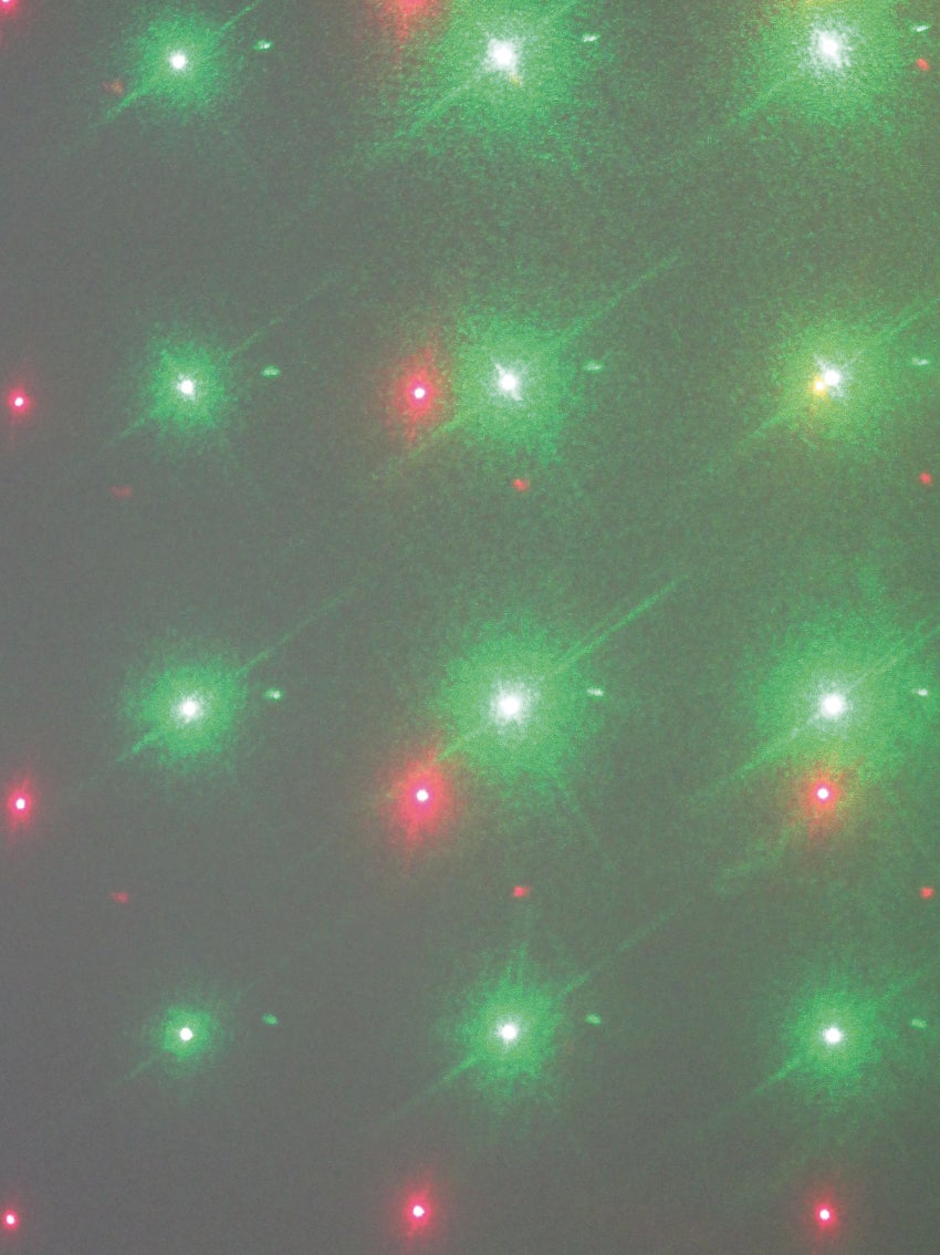 Projecteur LED pour façade Extérieur - Spot Jardin - Points rouges et ...