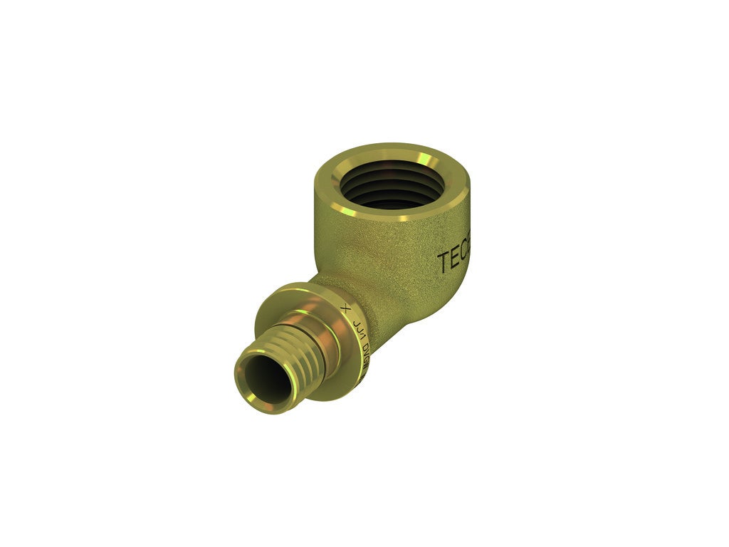 TECEflex Manchon coudé compact, dim. 16xRP1/2\", bronze au silicium ...