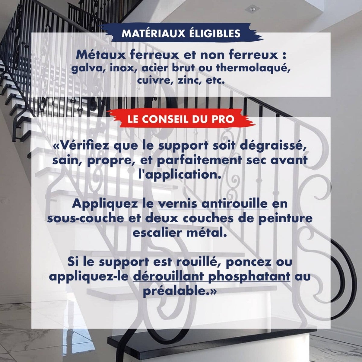 Peinture Escalier Metal - Metaltop - Orange sang - RAL 2002 - Pot 15L ...