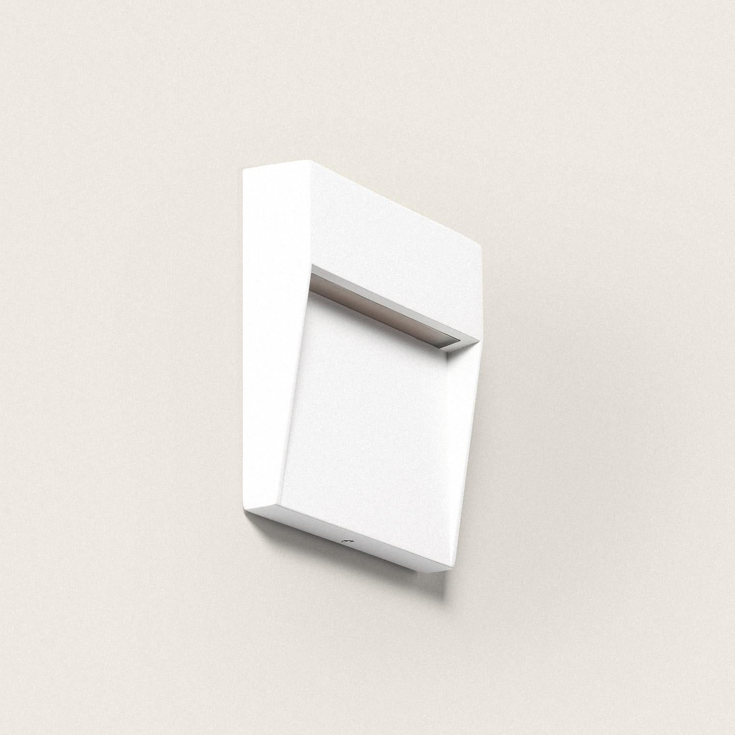 Ledkia - Baliza de Pared Exterior LED 3W CCT Seleccionable Aluminio ...