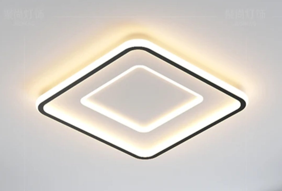 Plafonnier Led 60w + télécommande 60W, Dimmable 2700K-6500K blanc froid ...