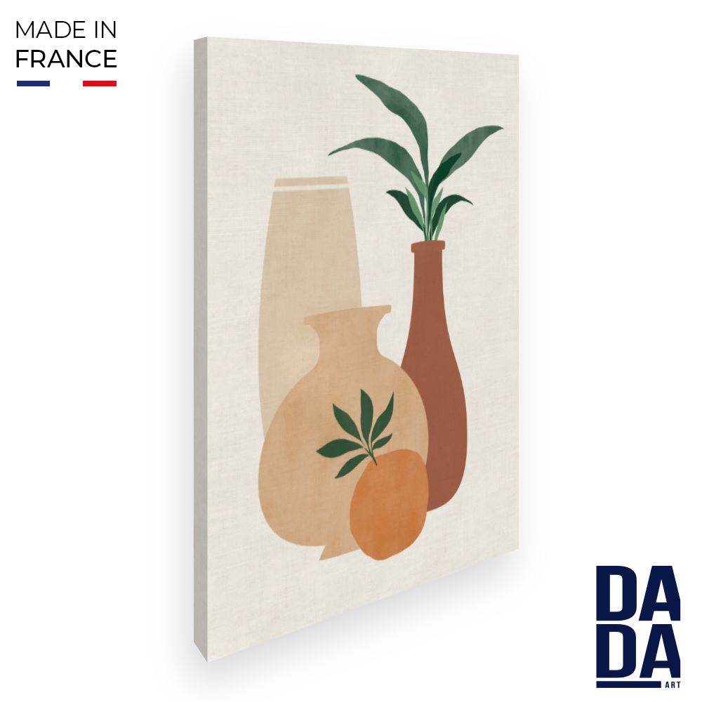 Toile Vases minimalistes / 60x90cm / Fabriqué en France / DADA ART ...