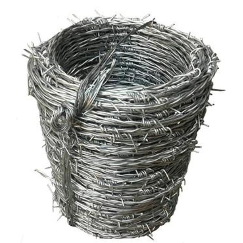 Alambre espino galvanizado 4/13/15 rollo 100 m | Leroy Merlin