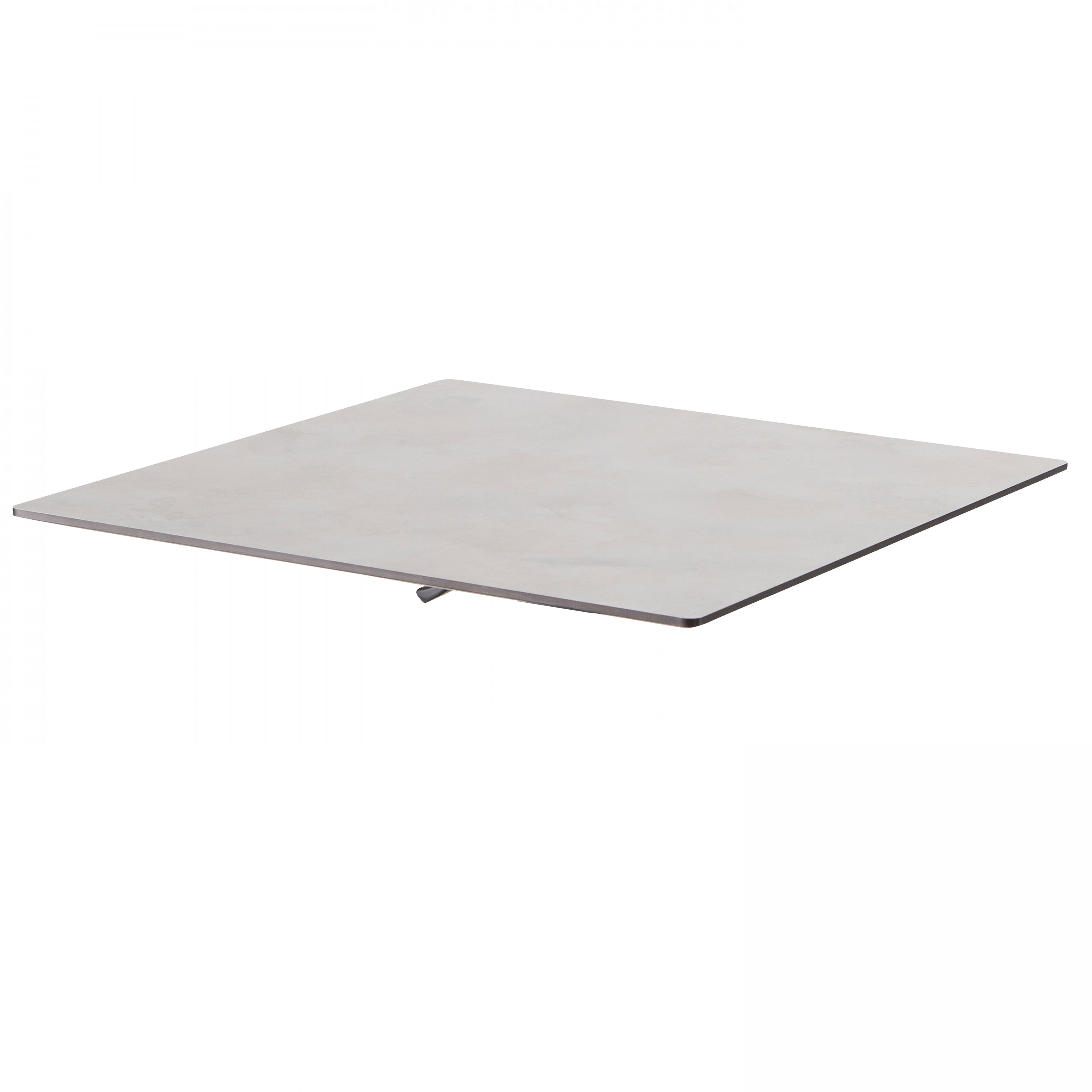 Plateau de table stratifié 60x60 cm beton gris clair , Opéra - Oviala ...