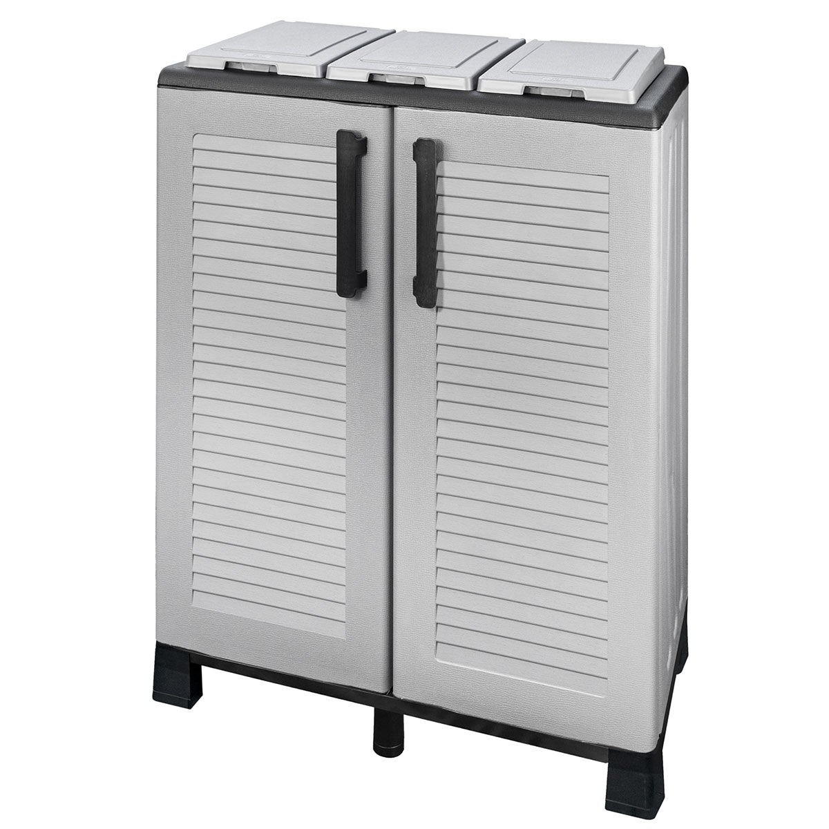 Mueble para Clasificación Selectiva 3 Papeleras Papelera de ...