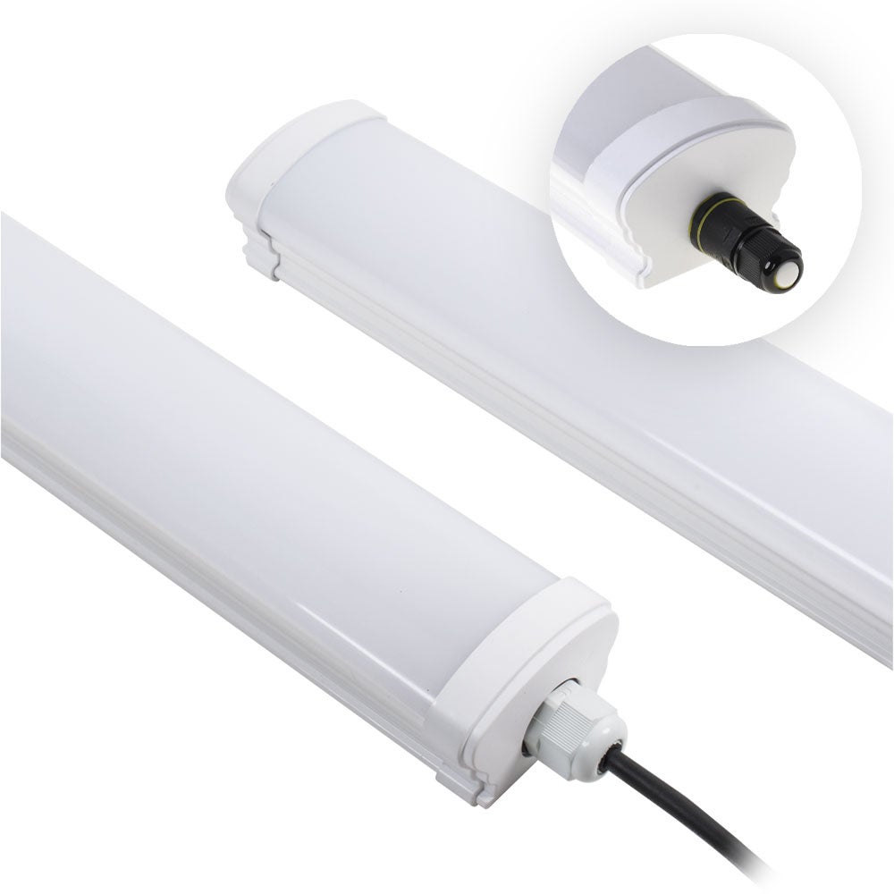 Striscia LED COLUMBITE 120cm IP65 Bianco con connettori rapidi ...
