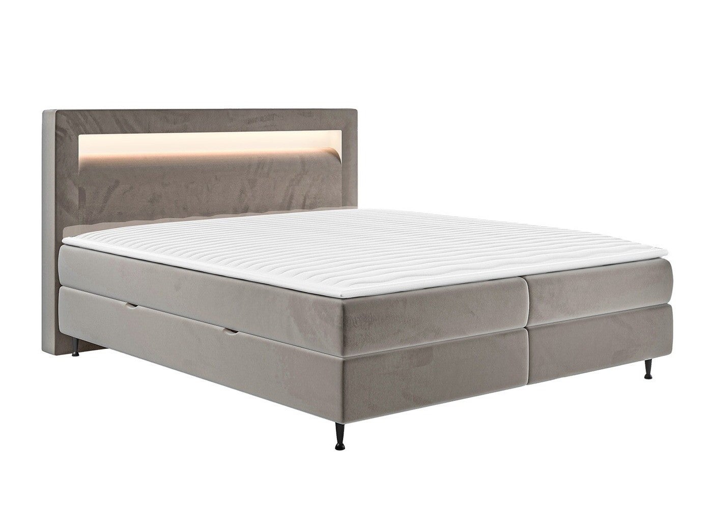 Lit boxspring ComfiDream Celara, Double, Continental, Crème, 160x200 ...