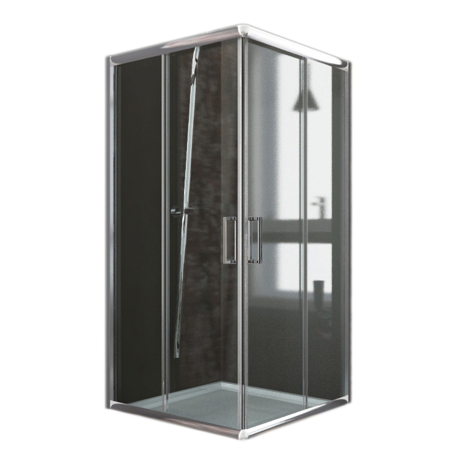 Box Mampara de Ducha Cuadrado 90x90 H185 Transparente 6mm mod. Alabama ...