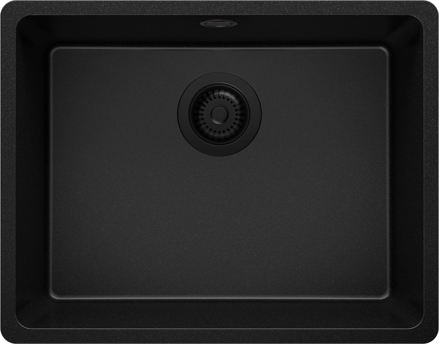 Zlewozmywak podblatowy Cały Czarny 56x44cm, Zlew Kuchenny 1 Komorowy ...