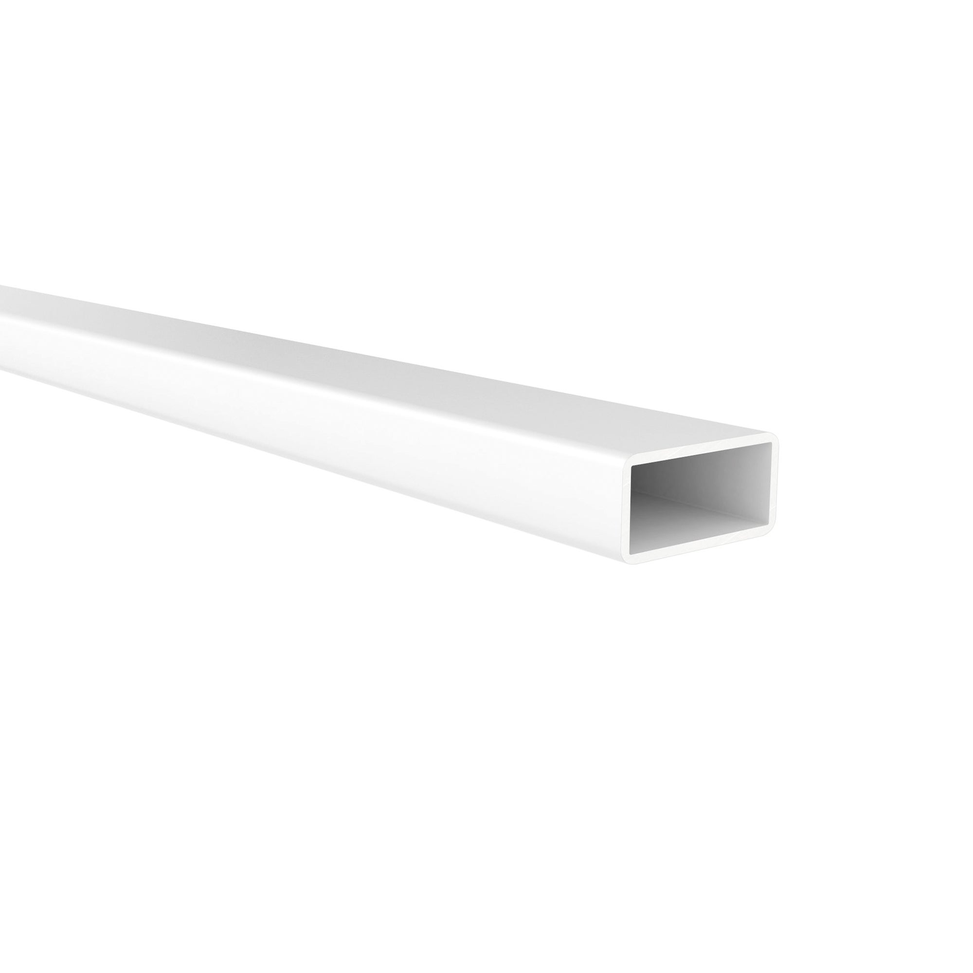Profilé de tube rectangle | Fabriqué en aluminium | Finition blanche ...