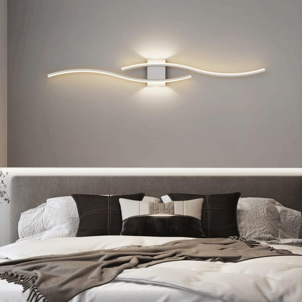 Luminaire Mural Design Courbe 60cm - Éclairage LED Ambiant Lumière ...