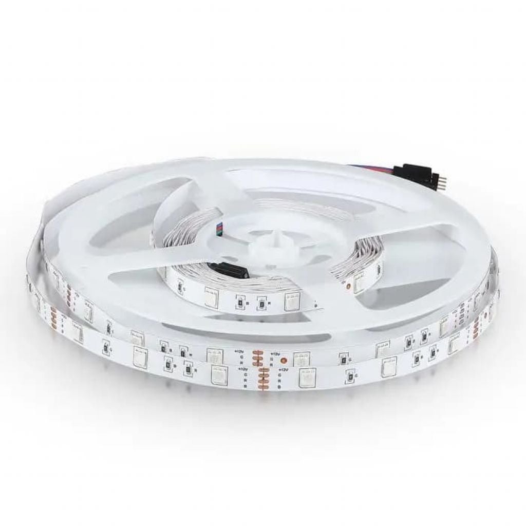 Bande LED SMD5050 6W/m 5m 30 LED/m RGB 12V IP20 10mm | Leroy Merlin