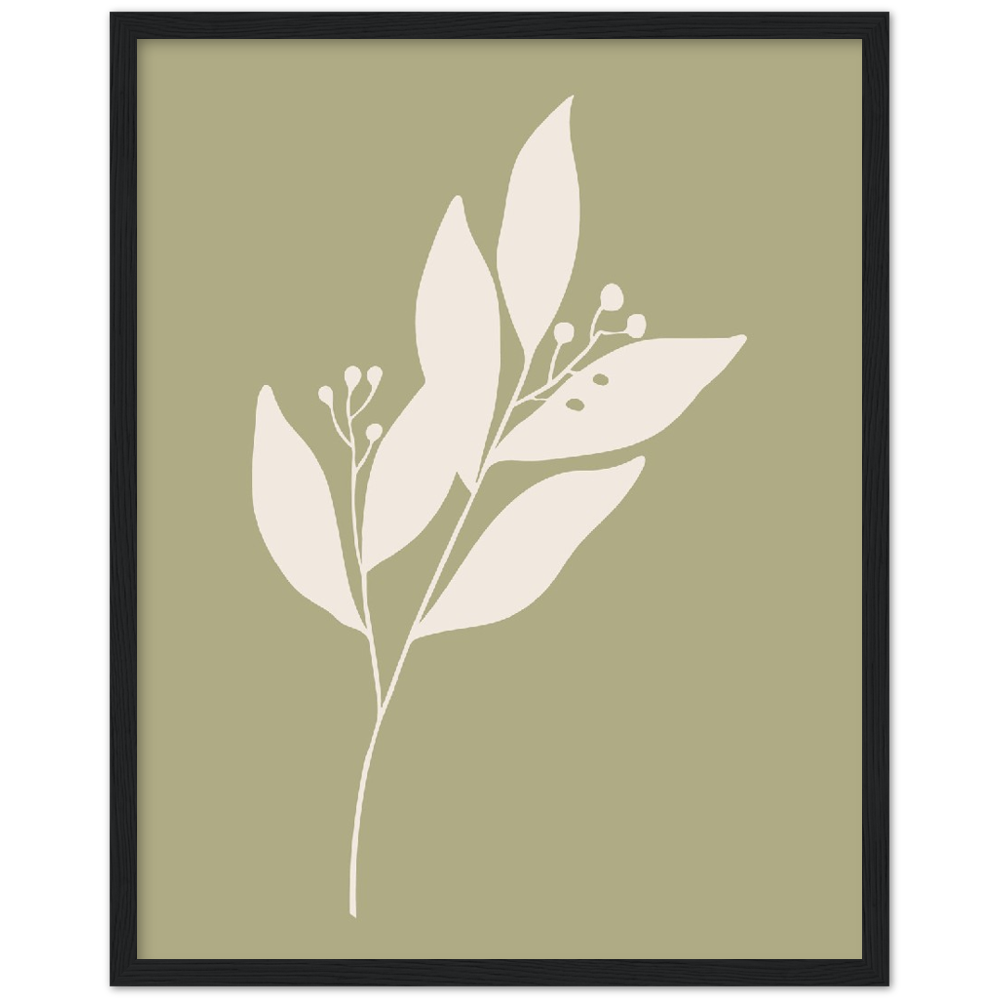 Lámina decorativa para enmarcar FLOR MUSA V 30x40 cm | Leroy Merlin