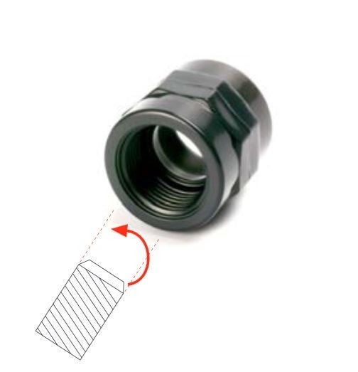 Manguito Hembra Rosca-Hembra Pvc Presion 40 X 1 1/4' | Leroy Merlin