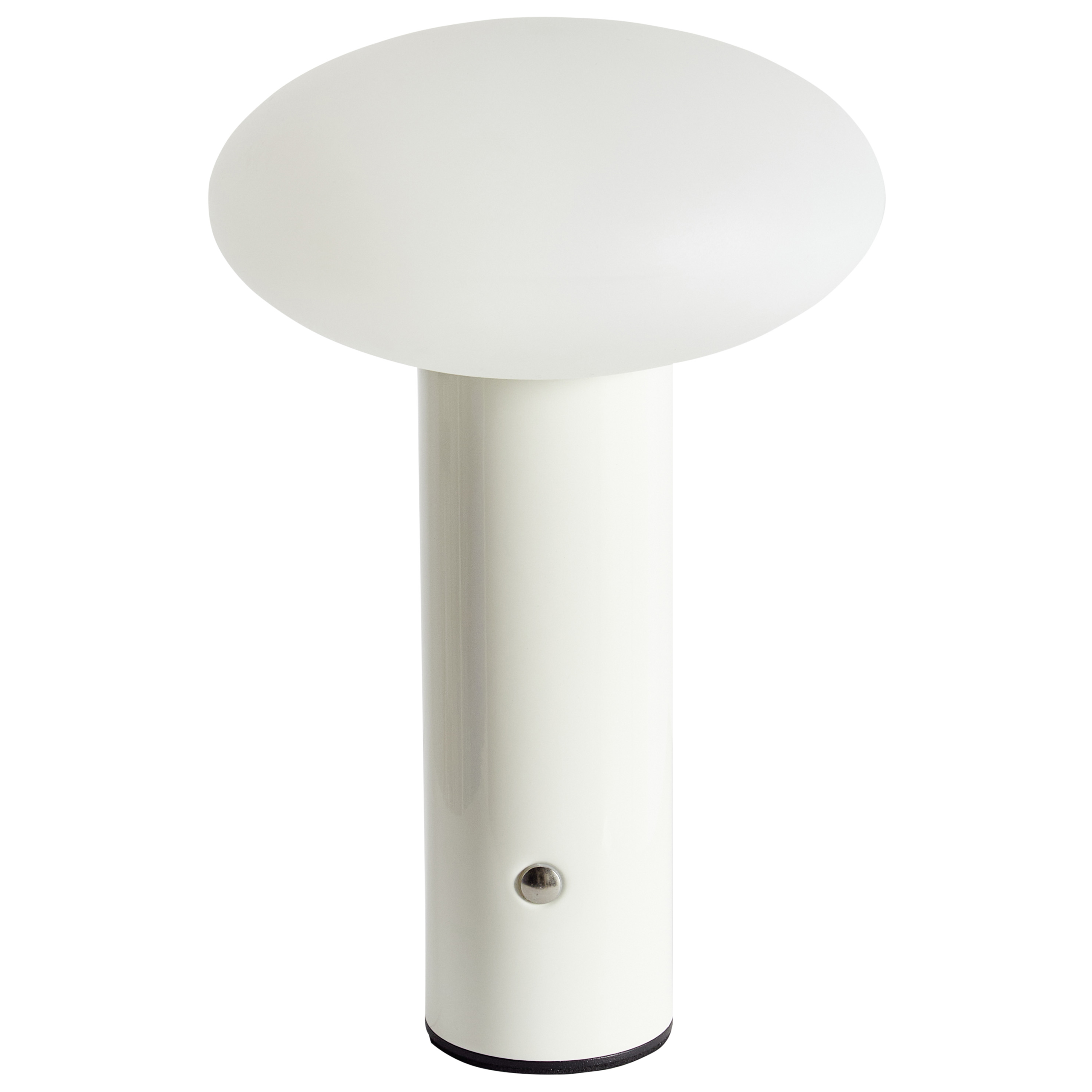 Lampe de table LED sans fil BUAYAN Avec variateur Métal Blanc | Leroy ...