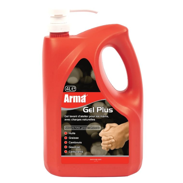 Gel lavant d'atelier GEL PLUS pour les mains 4 L - ARMA - GEL4L | Leroy ...